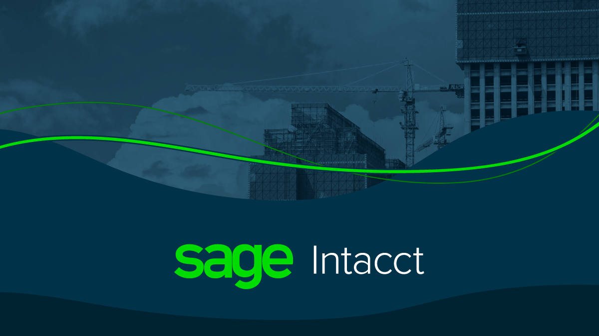 Sage Intacct: How It Simplifies Project Financial Management | Bangert ...