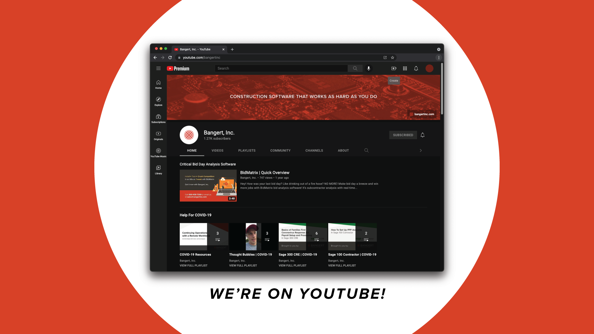 How to Create an Account on YouTube & Subscribe to a Channel | Bangert ...
