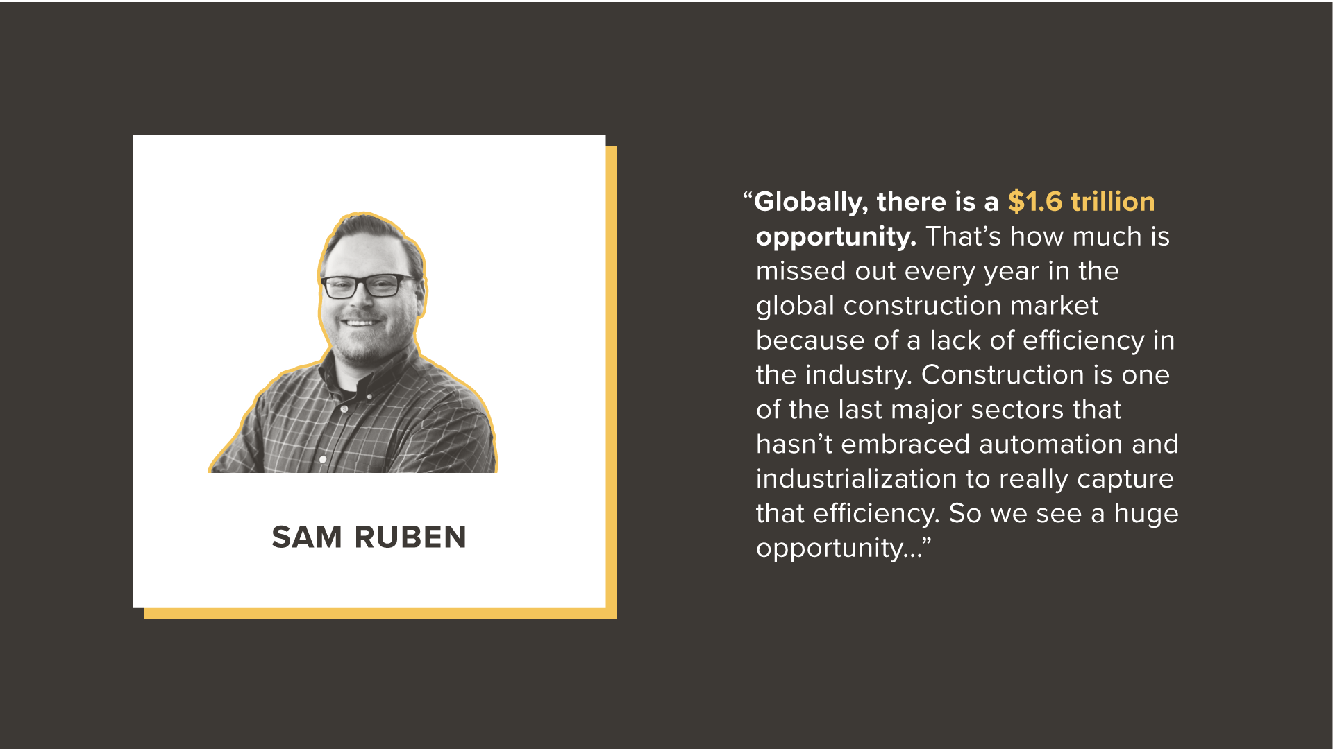 Builtcast | Construction Inventor: Sam Ruben