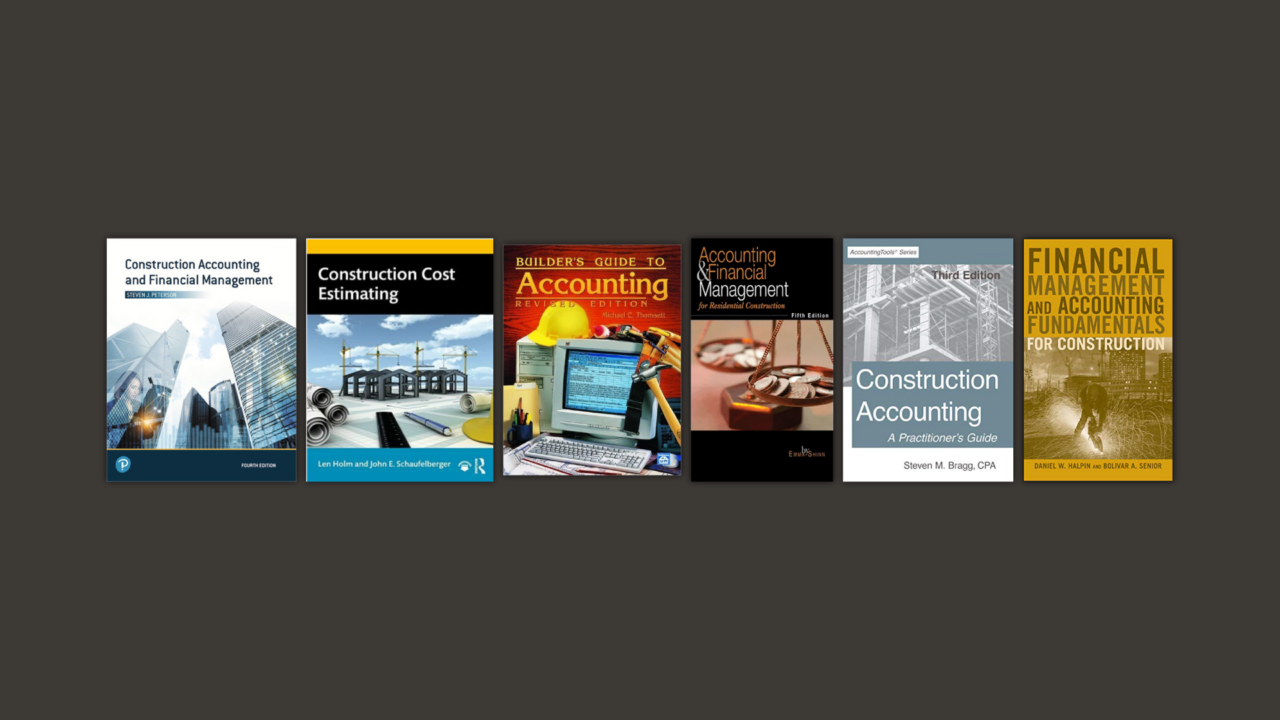 6 Books Every Construction Accountant Should Have - Bangert, Inc.